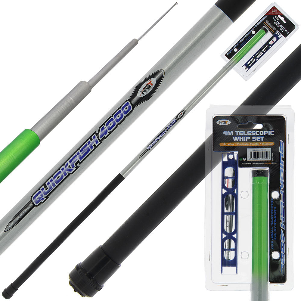 NGT Quickfish 4m Whip Rig And Disgorger – NGTOnline