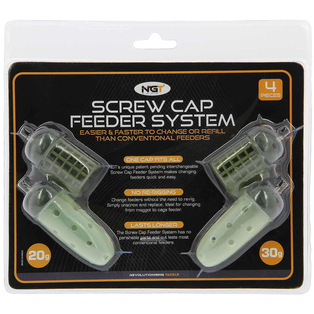 NGT 4 Pack Screw Cap Feeder Set – NGTOnline