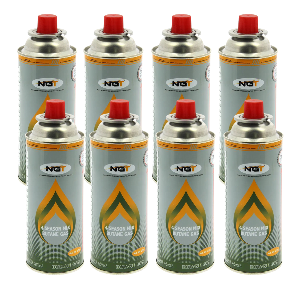 NGT 227g Butane Gas Canisters x 8 – NGTOnline